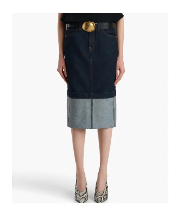 Khaite Kilian Skirt - Indigo