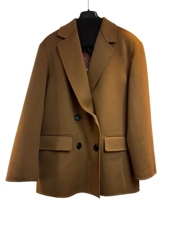 Max Mara Tailored Long-sleeved Suit Jacket - Brown