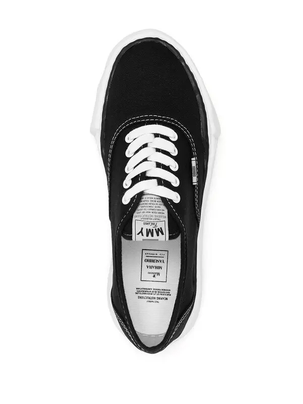Mihara Yasuhiro Baker Lace-up Sneakers - Black