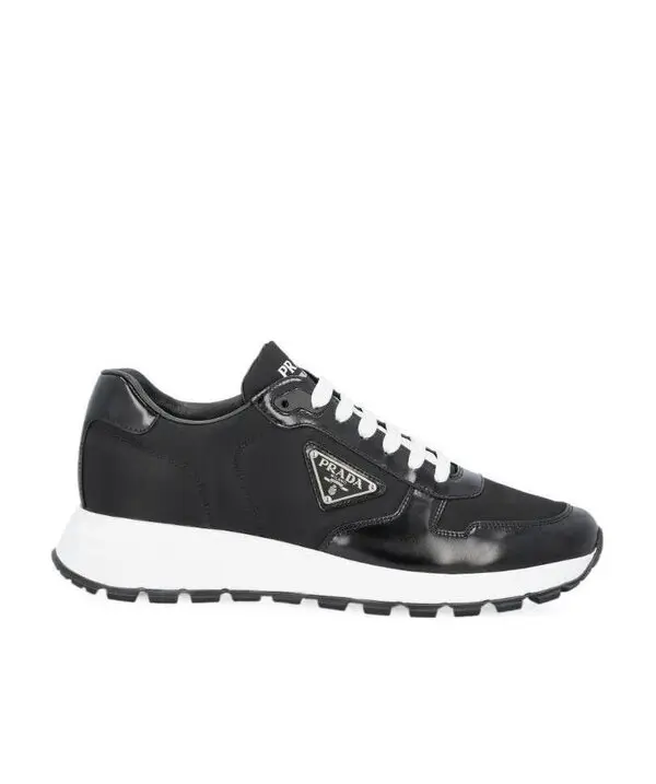 Prada Logo Plaque Low-top Sneakers