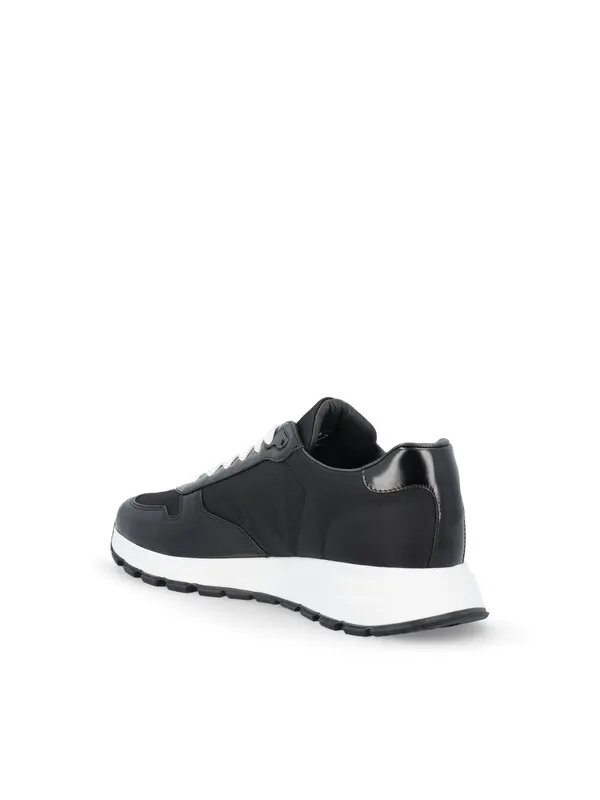 Prada Logo Plaque Low-top Sneakers