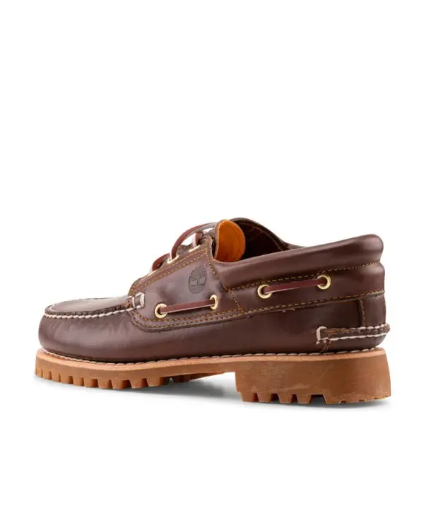 Timberland Authentics 3-eye Boat Leather Loafers - Red