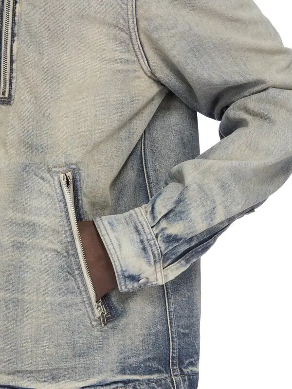 Rick Owens Zip-fastening Drawstring Jacket - Gray