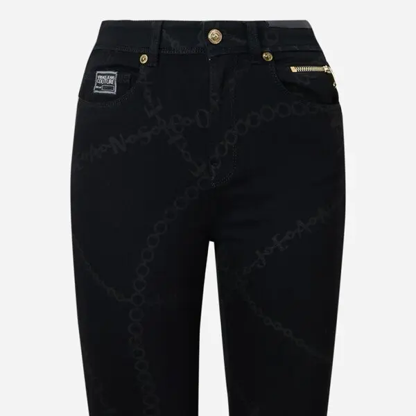 Versace Printed Slim Fit Jeans