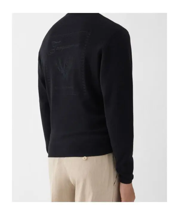 Jacquemus Embroidered Wool Pullover Sweater