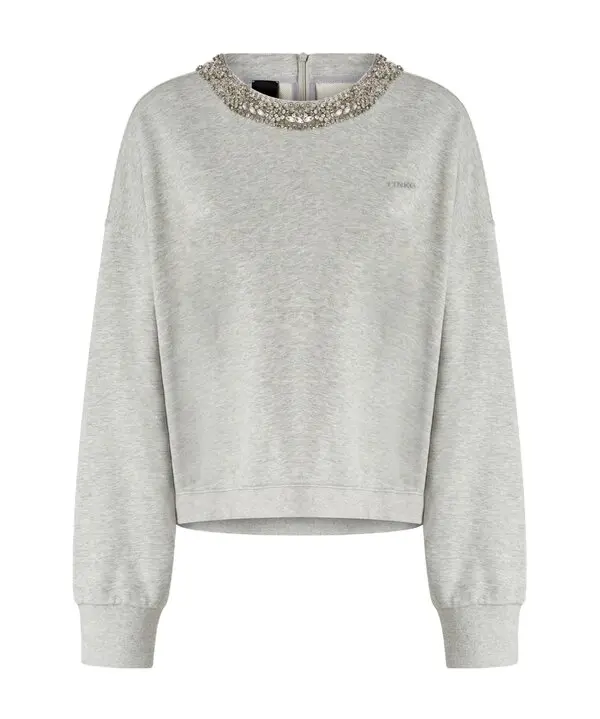 Pinko Embellished Logo Sweatshirt