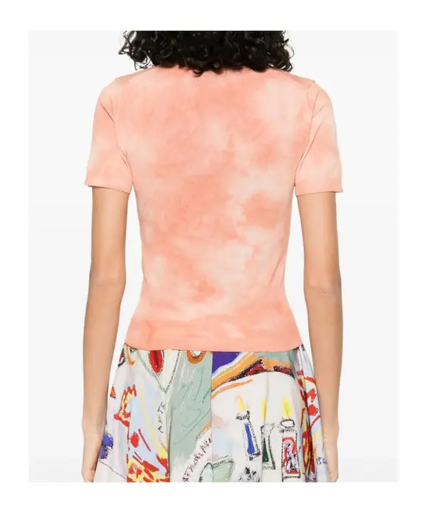 VIVIENNE WESTWOOD Orb Embroidered T-shirt - Pink