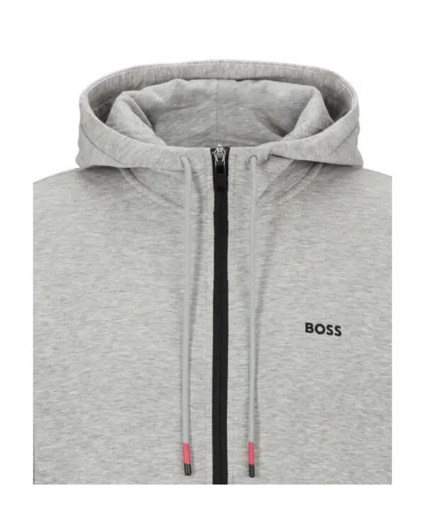 Hugo Boss Logo-embroidered Drawstring Hoodie