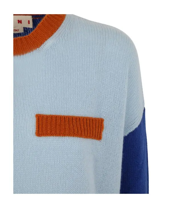 Marni Color-block Knitted Jumper