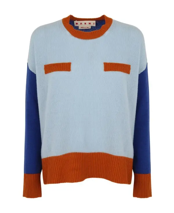 Marni Color-block Knitted Jumper