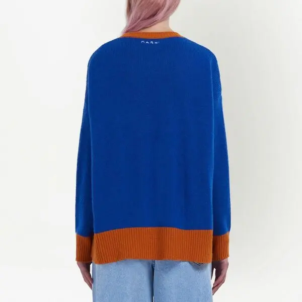 Marni Color-block Knitted Jumper