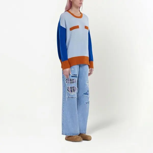 Marni Color-block Knitted Jumper