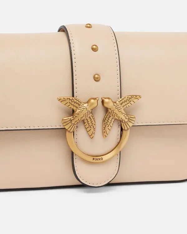 Pinko Love Birds Buckled Mini Shoulder Bag
