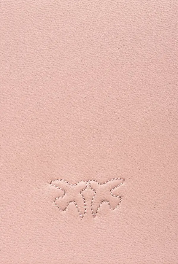 Pinko Love Birds Foldover Shoulder Bag - Pink