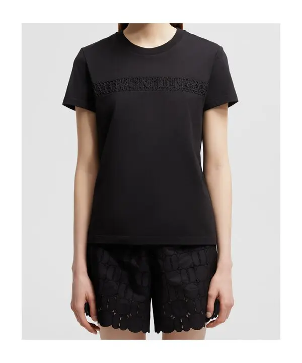 Moncler Embroidered Logo T-shirt
