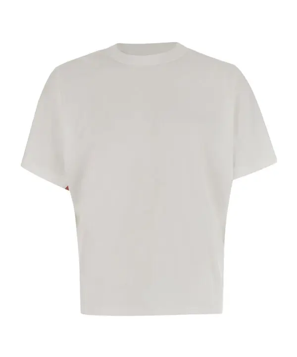 Bottega Veneta Check Detailed Short Sleeved T-shirt
