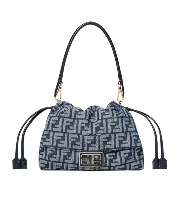 Fendi Medium Mamma Baguette Shoulder Bag - Blue