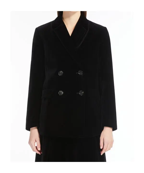 Max Mara Double-breasted Long-sleeved Jacket
