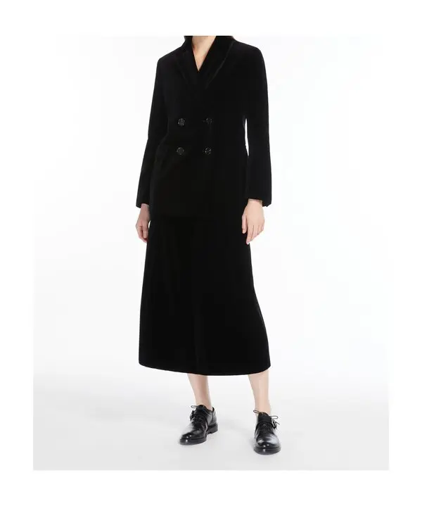 Max Mara Double-breasted Long-sleeved Jacket