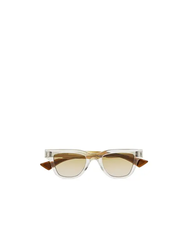 Saint Laurent Square Frame Sunglasses - Nude
