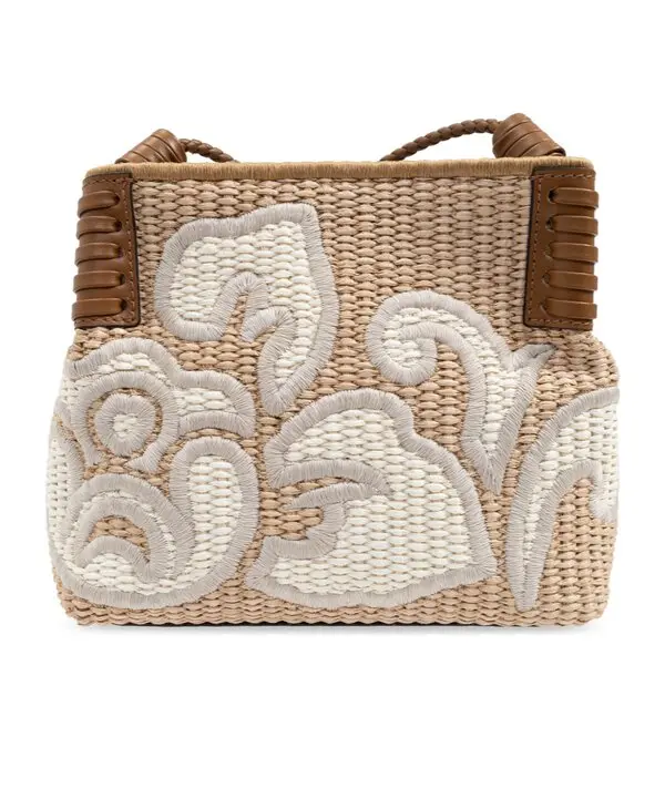 Etro Logo Embroidered Interwoven Crossbody Bag