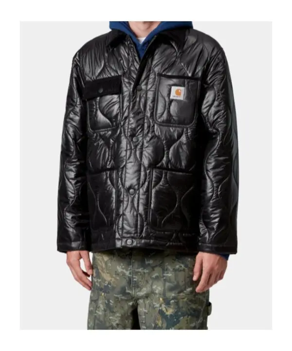Carhartt Work In Progress Quilted Corduroy Collar Jacket