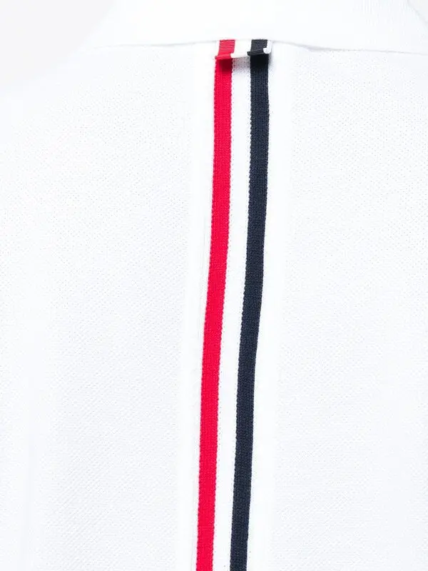 Thom Browne A-line Polo Dress With Signature Stripes