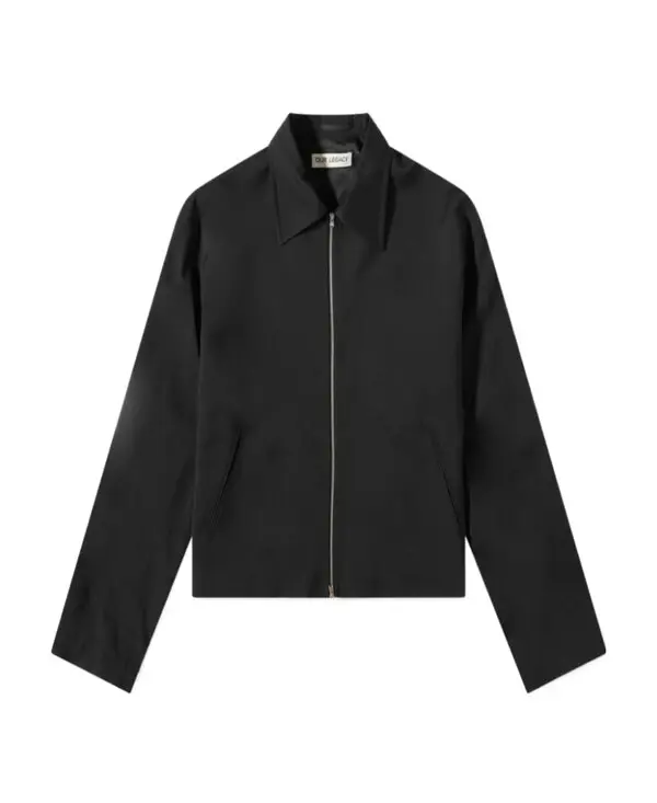 Our Legacy Zip-up Casual Jacket - Black