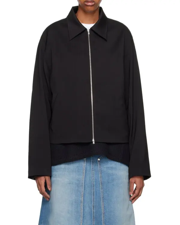 Our Legacy Zip-up Casual Jacket - Black