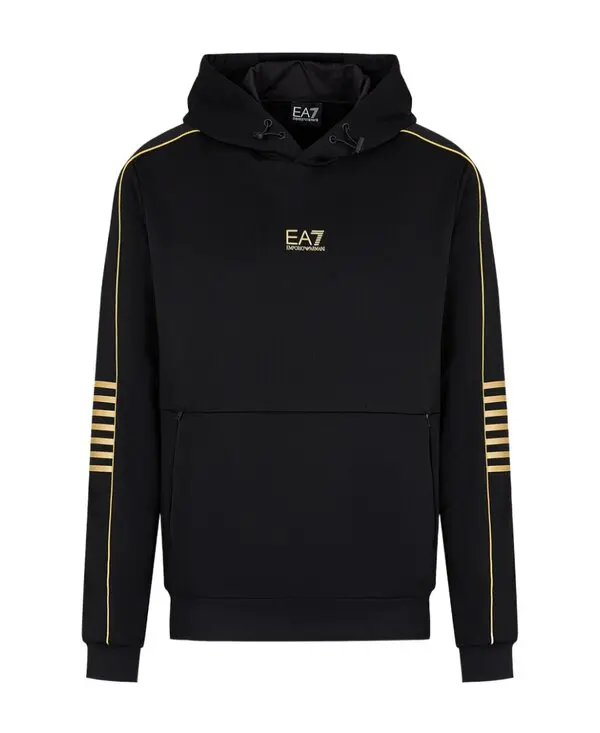 EA7 Logo Logo Hooded Sweater