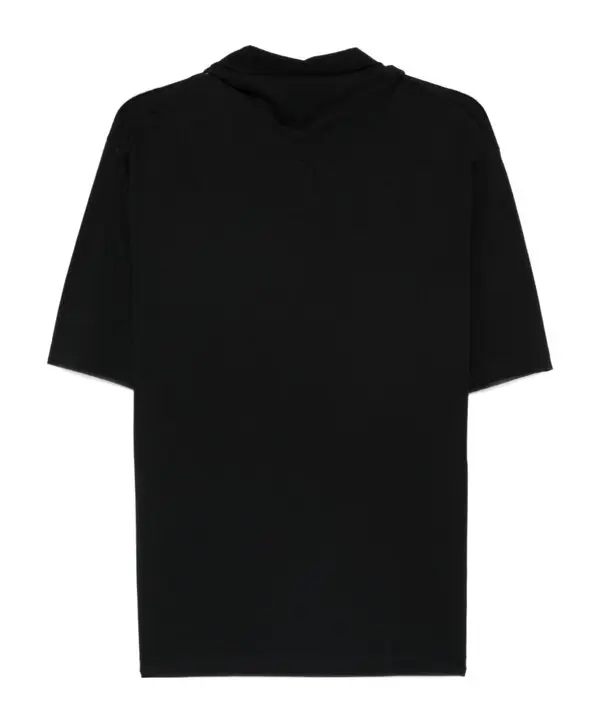 LEMAIRE Roll-neck Straight Hem T-shirt - Black