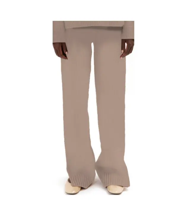 Tory Burch Elasticated Waist Knit Sweatpants - Nude