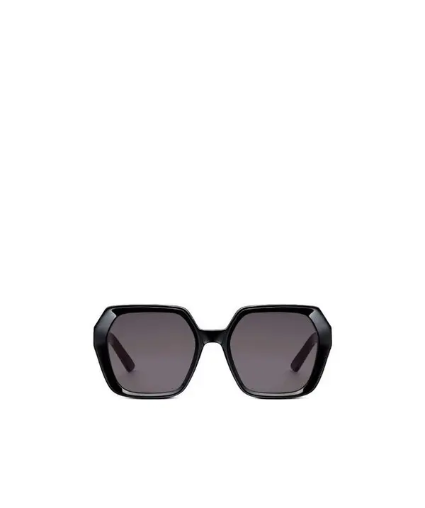 Dior Oversized Geometric Frame Sunglasses - Black
