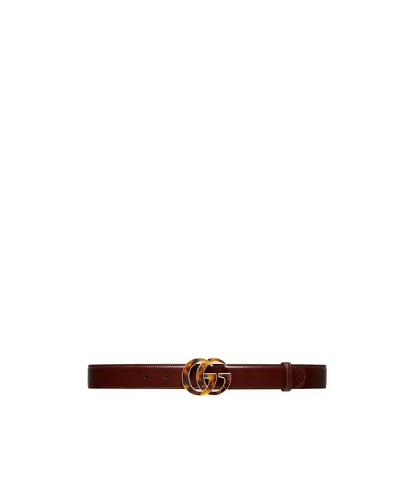 Gucci Gg Marmont Belt - Brown
