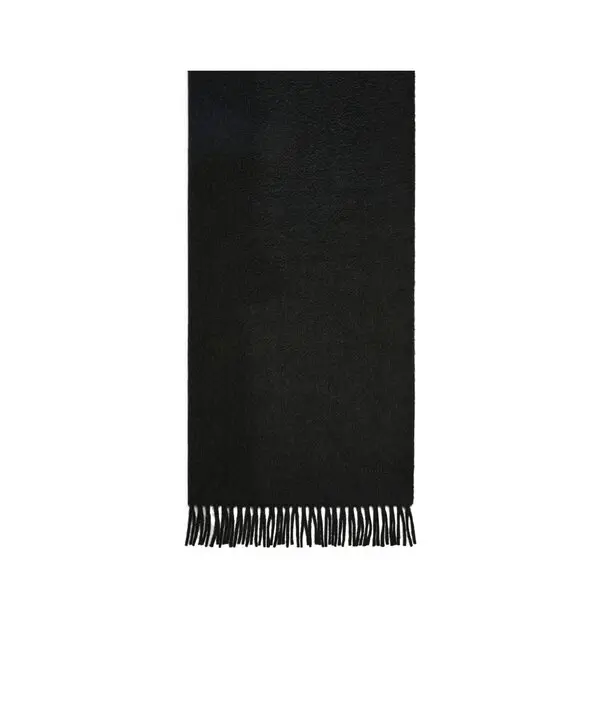 Max Mara Camel Logo Stole - Black