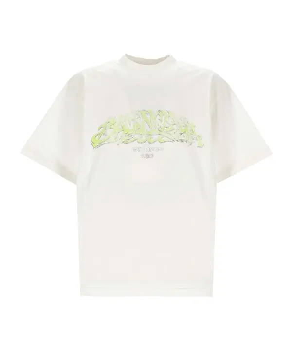 Balenciaga Logo Printed Crewneck T-shirt