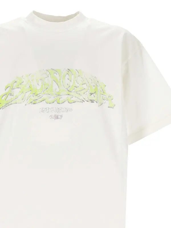 Balenciaga Logo Printed Crewneck T-shirt