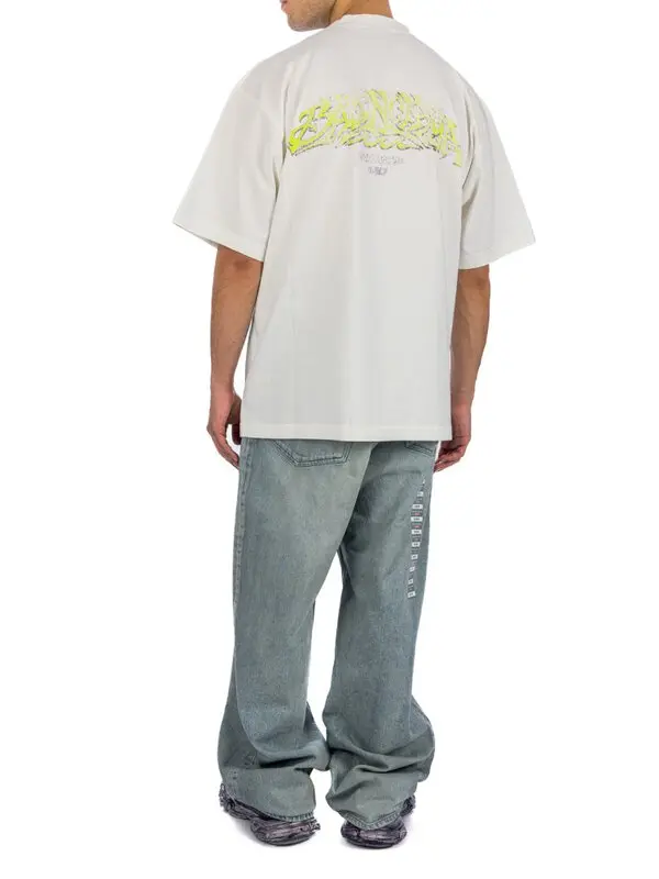 Balenciaga Logo Printed Crewneck T-shirt