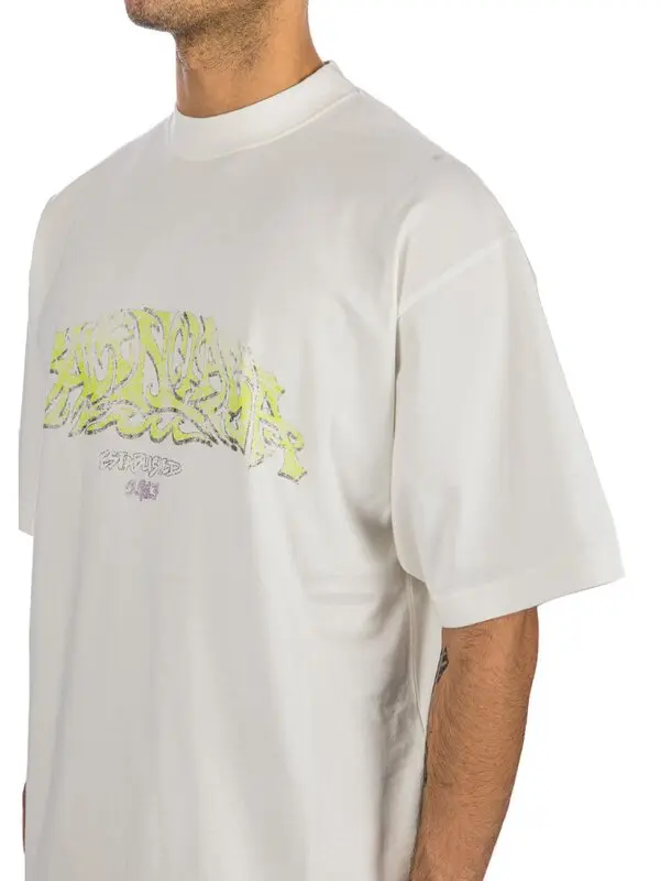 Balenciaga Logo Printed Crewneck T-shirt