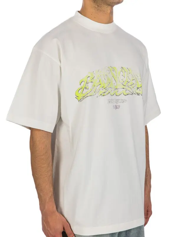 Balenciaga Logo Printed Crewneck T-shirt