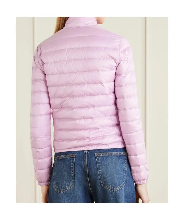 Moncler Lans Zip-up Short Padded Jacket - Pink