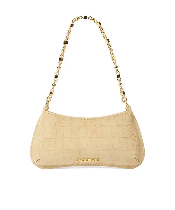 Jacquemus Small Bisou Chaine Shoulder Bag - Light Brown