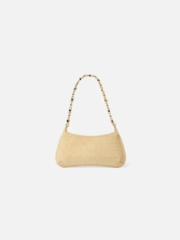 Jacquemus Small Bisou Chaine Shoulder Bag - Light Brown