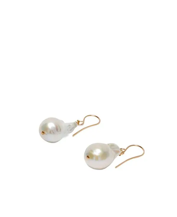 JIL SANDER Grainy Drop Earrings