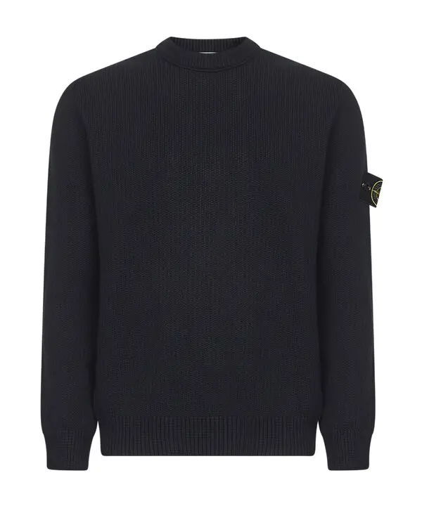 Stone Island Long-sleeved Sweater - Blue