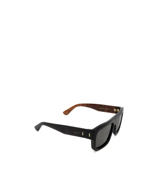 Gucci Rectangle Frame Sunglasses - Black