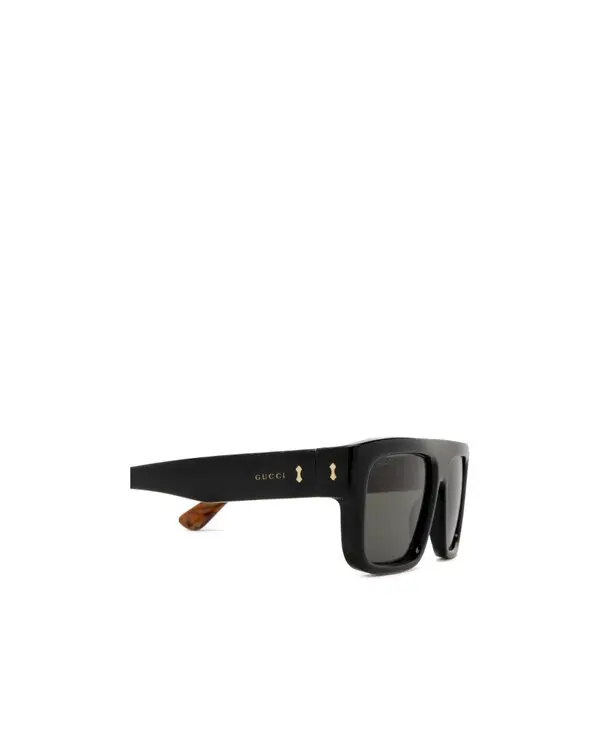 Gucci Rectangle Frame Sunglasses - Black