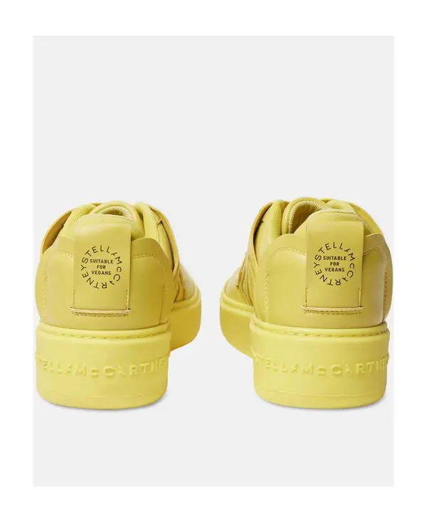 Stella McCartney S-wave Lace-up Sneakers - Yellow