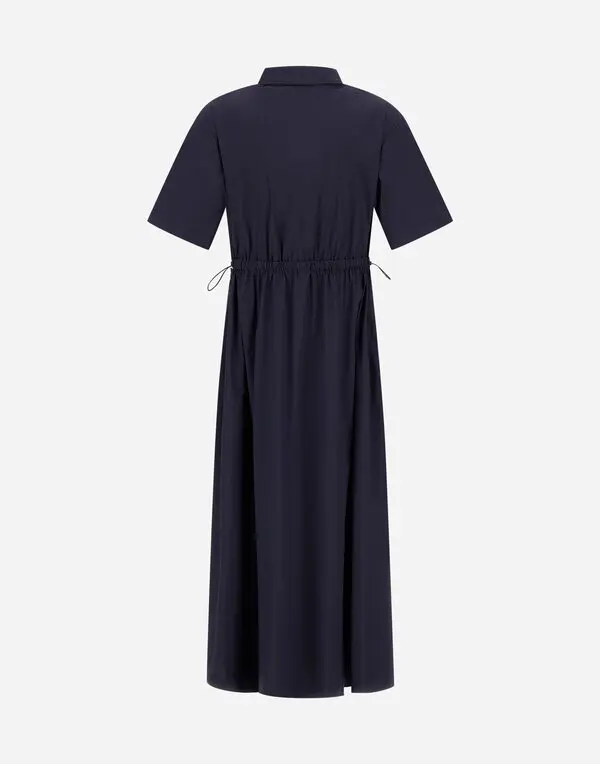 Herno Drawstring Shirt Dress - Blue