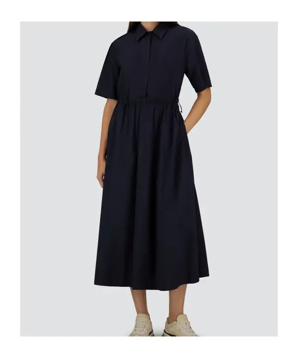 Herno Drawstring Shirt Dress - Blue